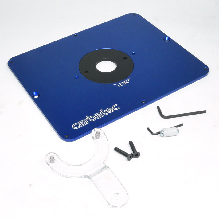 Buy Carbatec Aluminium Router Mounting Plate by CARBATEC online - Carbatec